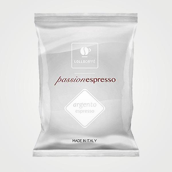 100 Espresso Silver Coffee Capsules compatible with Nespresso - Lollo ...